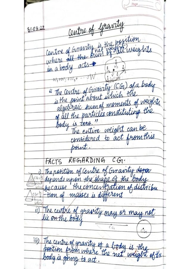 ICSE Physics Class X Handwritten Notes | PDF | Physics | Science