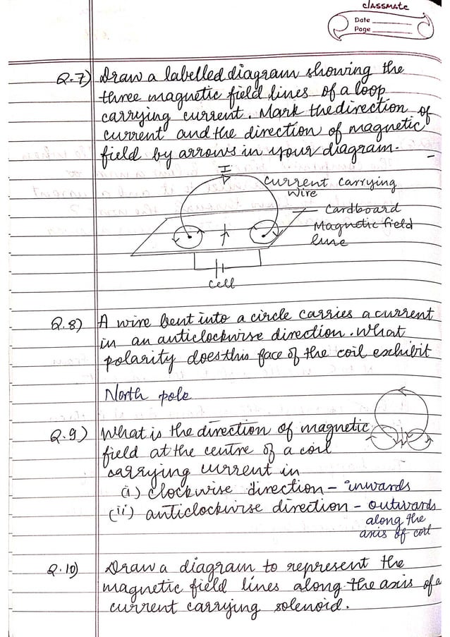 ICSE Physics Class X Handwritten Notes | PDF