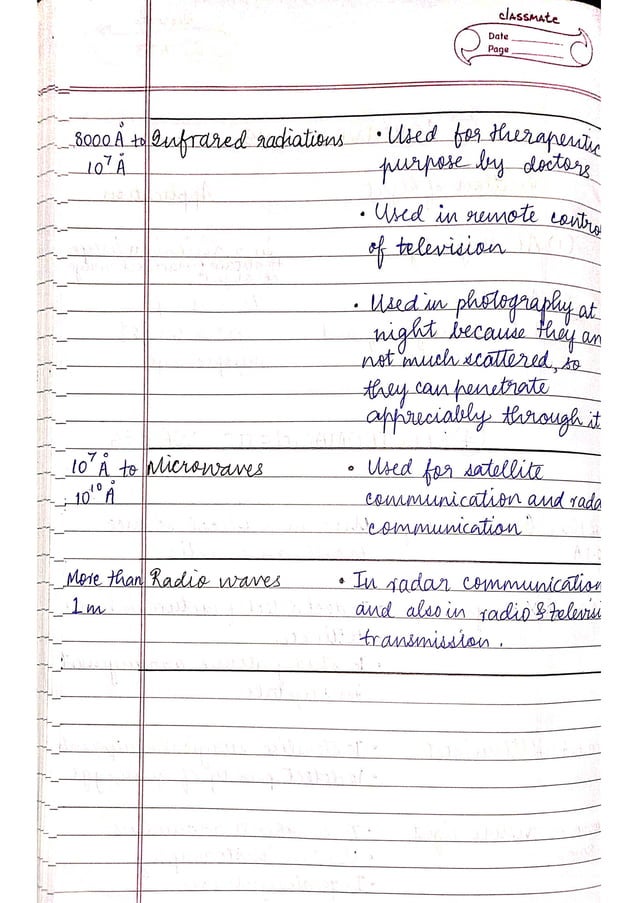 ICSE Physics Class X Handwritten Notes | PDF