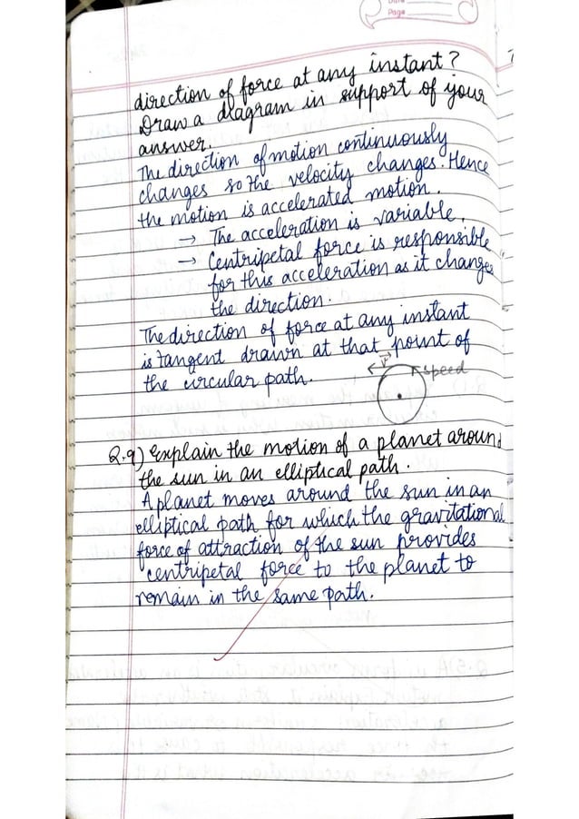 ICSE Physics Class X Handwritten Notes | PDF | Physics | Science