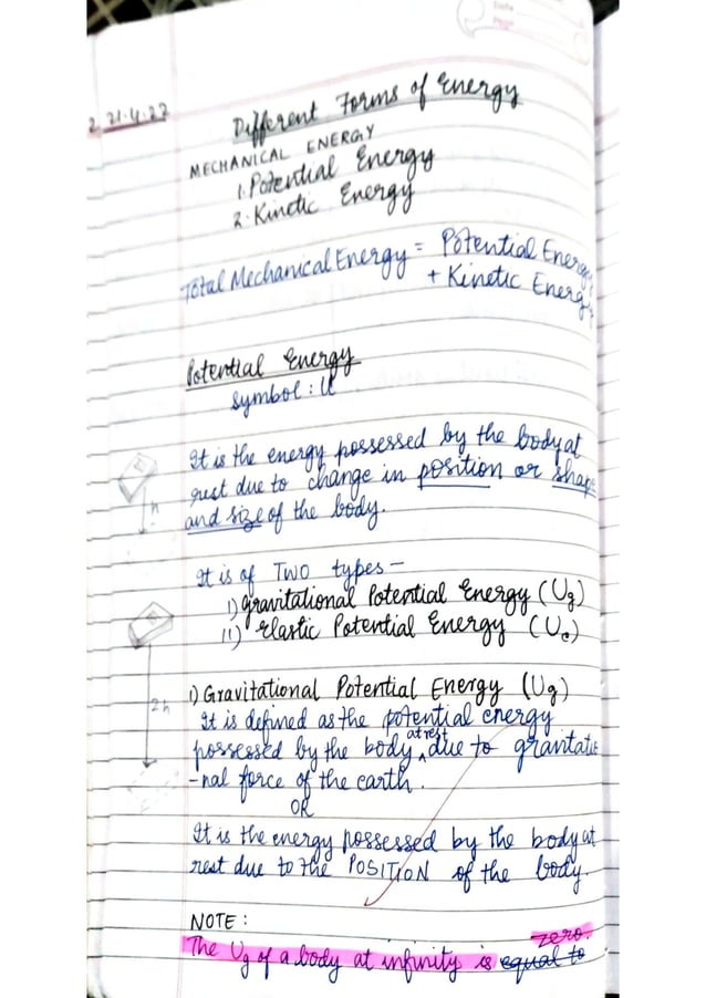 ICSE Physics Class X Handwritten Notes | PDF | Physics | Science