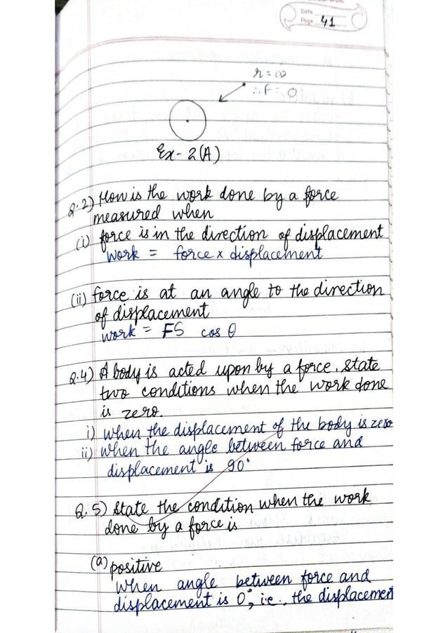 ICSE Physics Class X Handwritten Notes | PDF | Physics | Science