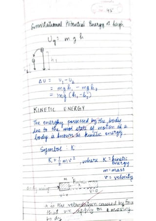 ICSE Physics Class X Handwritten Notes | PDF