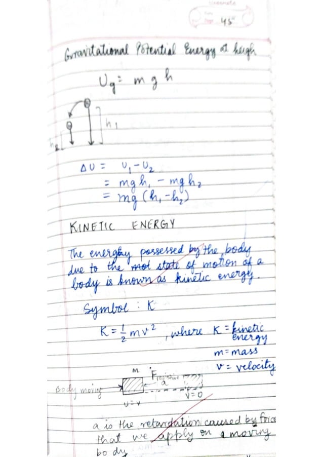 ICSE Physics Class X Handwritten Notes | PDF | Physics | Science
