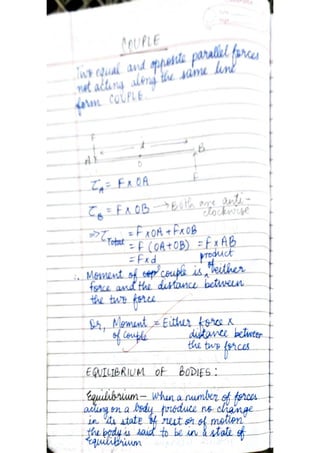 ICSE Physics Class X Handwritten Notes | PDF
