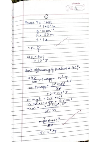 ICSE Physics Class X Handwritten Notes | PDF