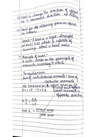 ICSE Physics Class X Handwritten Notes | PDF