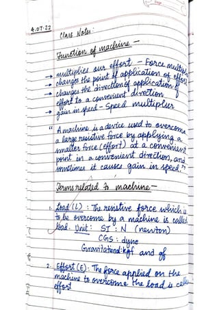 ICSE Physics Class X Handwritten Notes | PDF