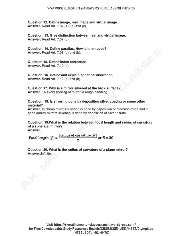 Physics Class XII Viva Voce .pdf
