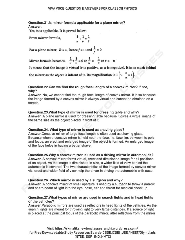 Physics Class XII Viva Voce .pdf