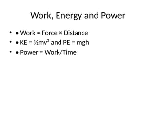 Physics_Concepts_Presentation conceptspptx | PPTX