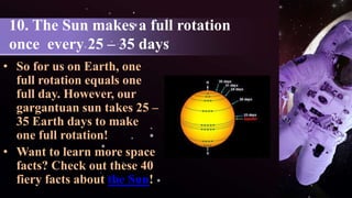 FASCINATING FACTS OF SPACE | PPTX