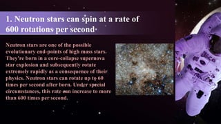 FASCINATING FACTS OF SPACE | PPTX