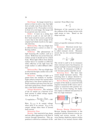 Physics dictionary for CBSE, ISCE, Class X Students by Arun Umrao | PDF