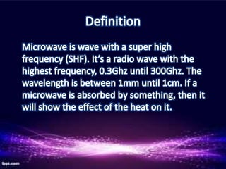 Microwaves and Infrared ray | PPTX | Weather | Science