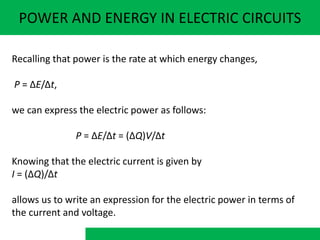Electrical Power Physics