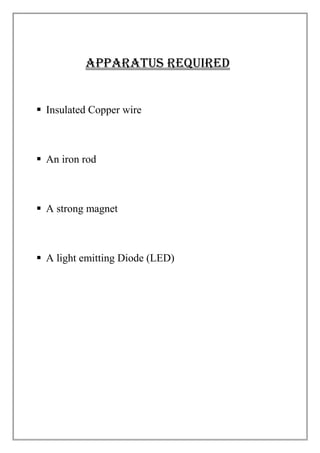 Physics project file on emi | DOC