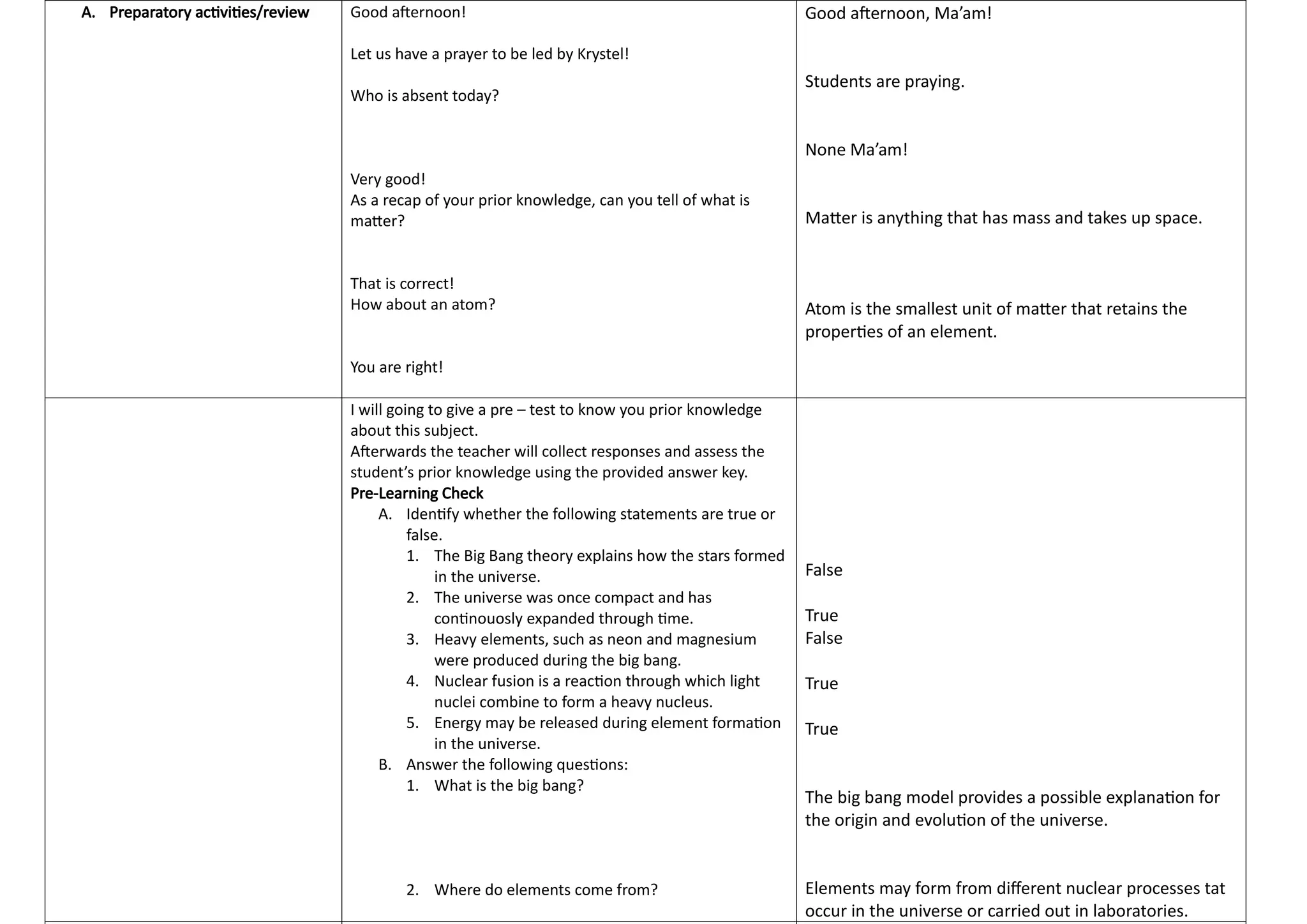 Physical science first meeting lesson docx | DOCX