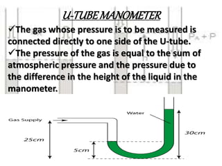Physics Gas Pressure & Atmospheric Pressure | PPTX