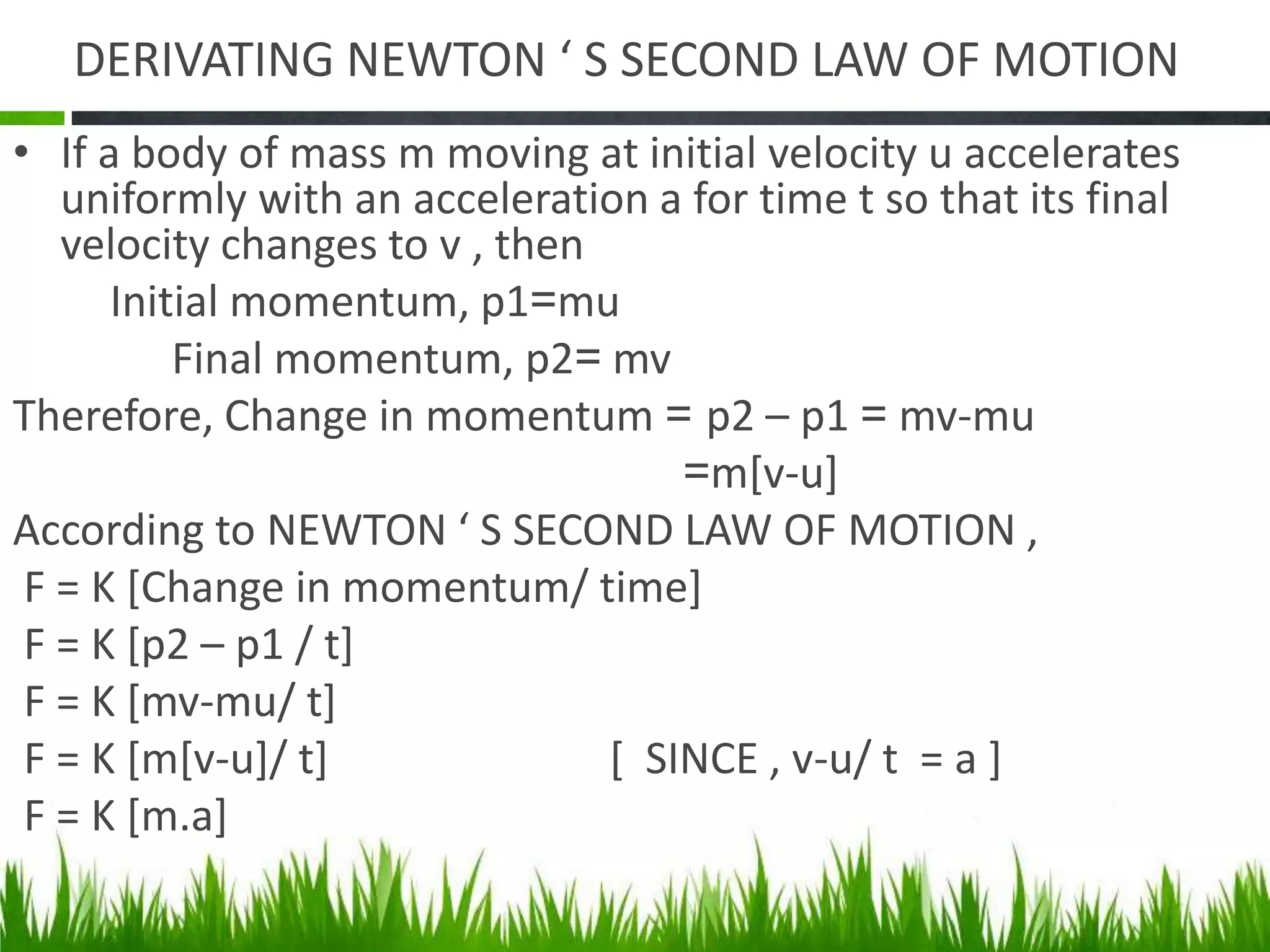 PhysicS FORCE AND LAWS OF MOTION PPT FOR SCHOOL PROJECT | PPTX