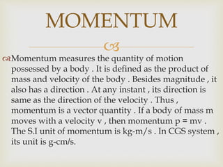 PhysicS FORCE AND LAWS OF MOTION PPT FOR SCHOOL PROJECT | PPTX