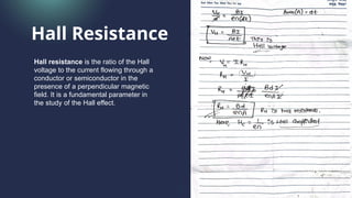 Aditya Bhushan Kushwaha Physics Hall Effect Final.pptx