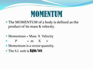 Physics ppt. on ''Force And Law Of Motion'' by DANISH MEHRA | PPTX
