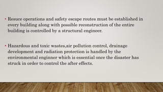 ROLE OF ENGINEERS IN DISASTER MANAGEMENT | PPTX