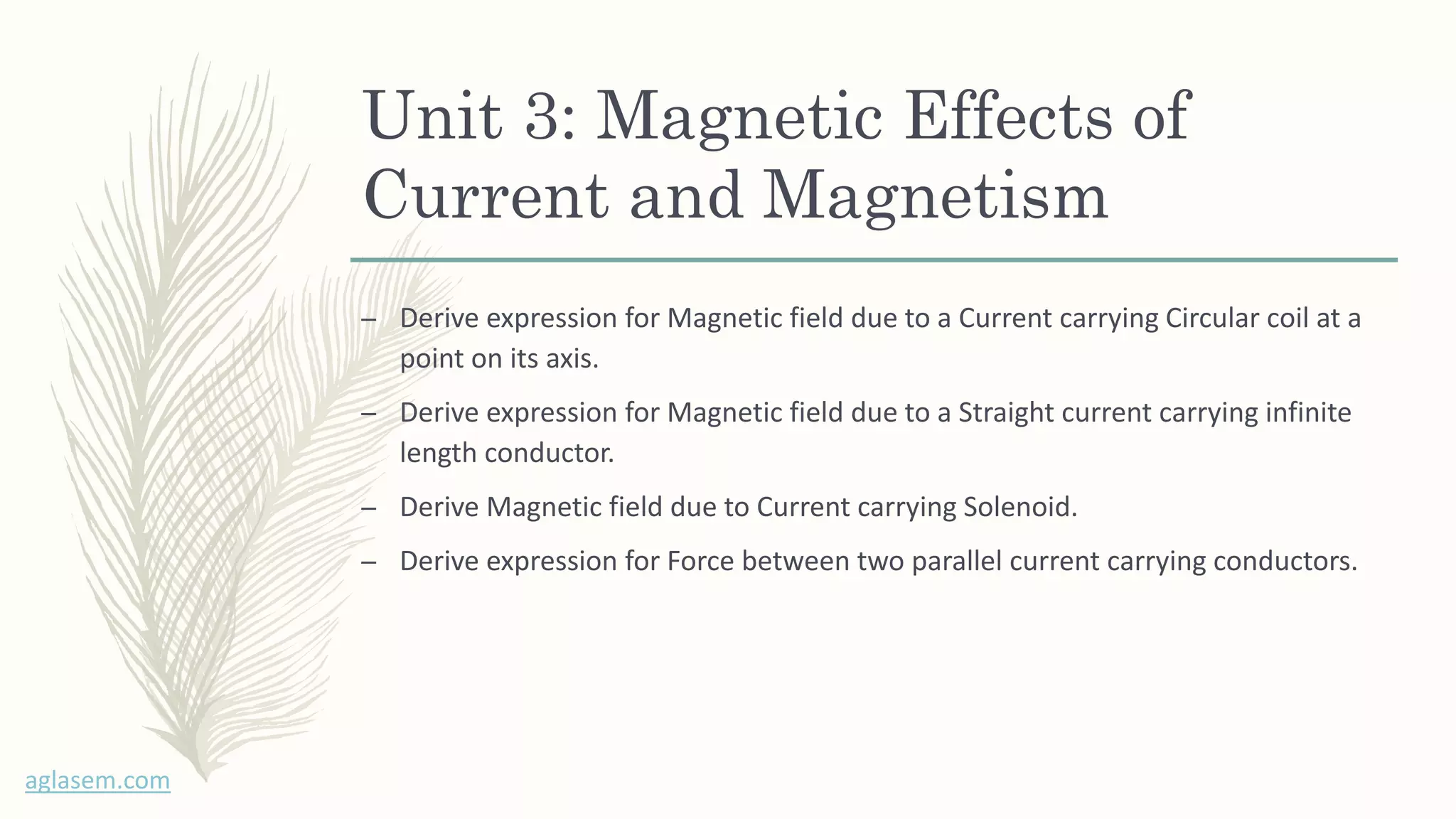 Physics Important Derivation for Class 12 - Important Physics ...