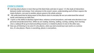 physics in everyday life.EE SEMINAR PPT (1).pptx