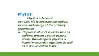 physics in everyday life.EE SEMINAR PPT (1).pptx