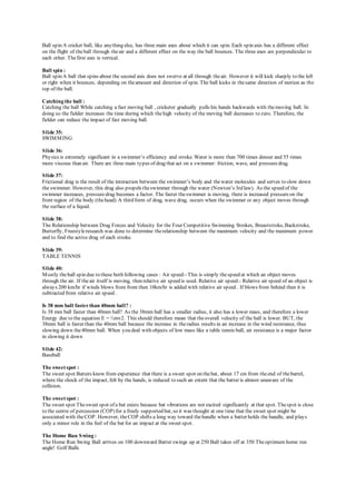 Physics in sports | DOCX