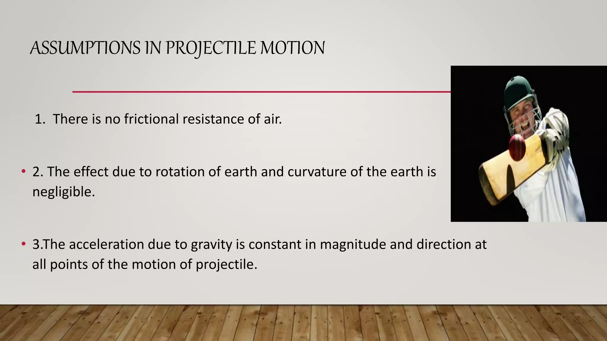 Physics in the world of cricket | PPTX