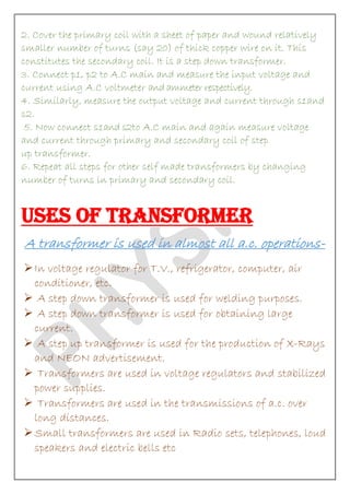 Physics Investigatory Project Class 12 | PDF