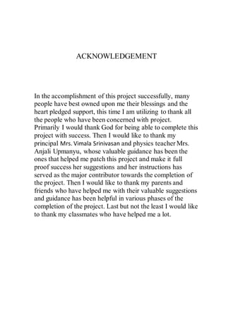 Physics investigatory | DOCX