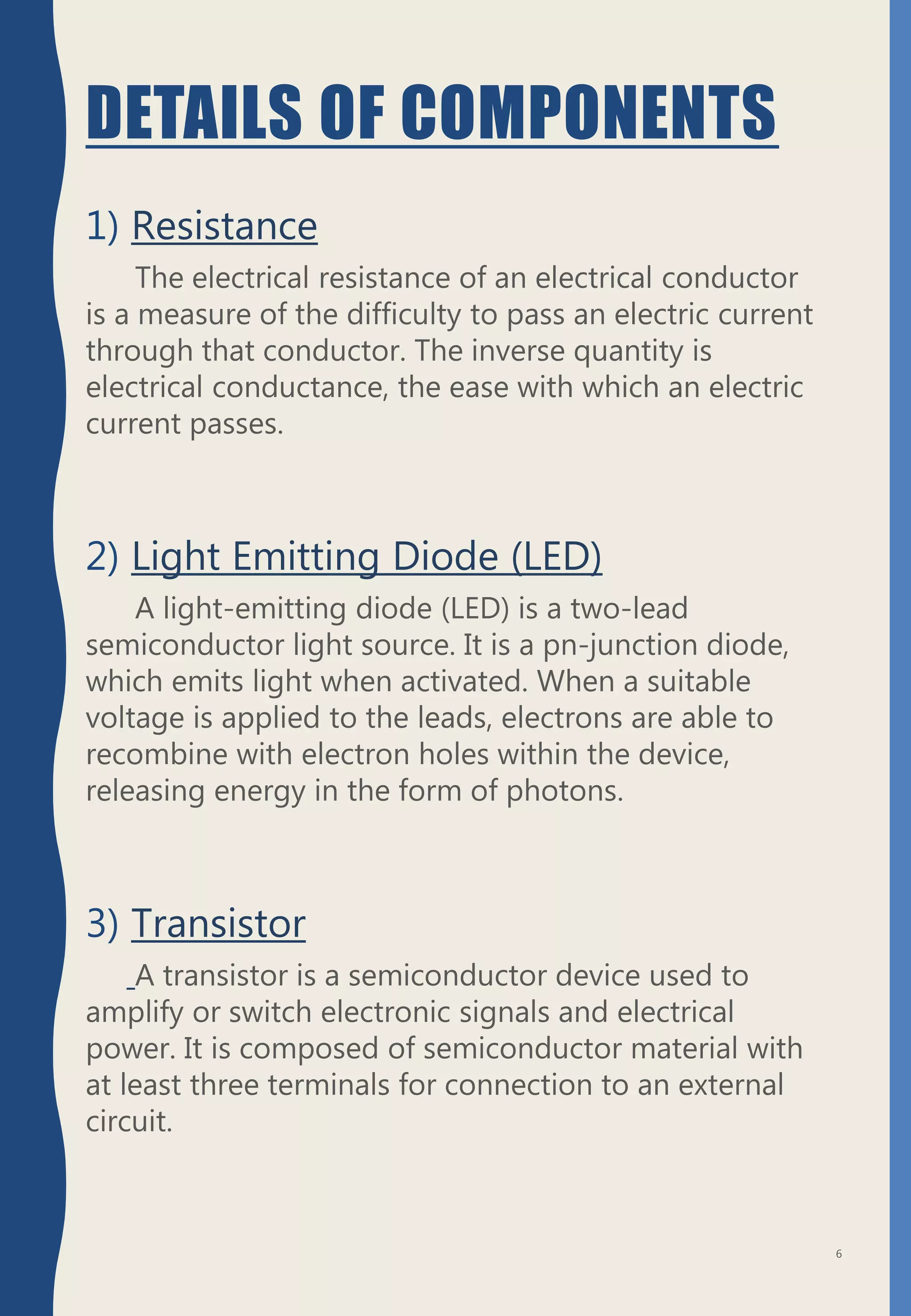 Physics Investigatory Project(Water Level Indicating System) | PPTX