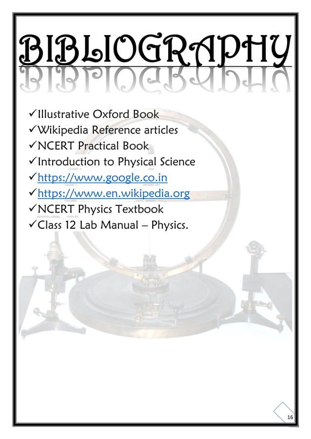 Physics Investigatory Project - Class 12 - Tangent Galvanometer | PDF