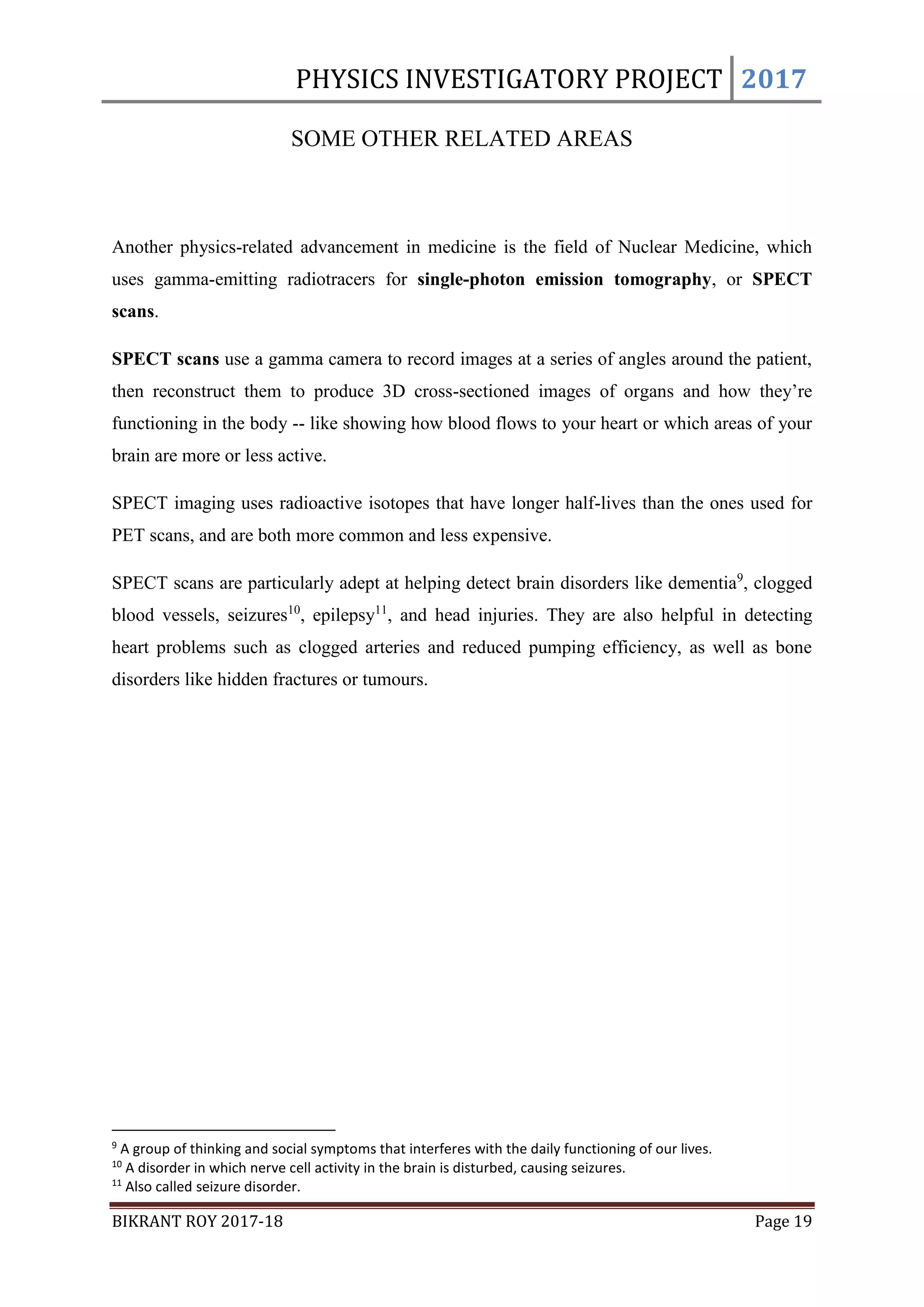 Physics Investigatory Project Class 11 & 12 | PDF