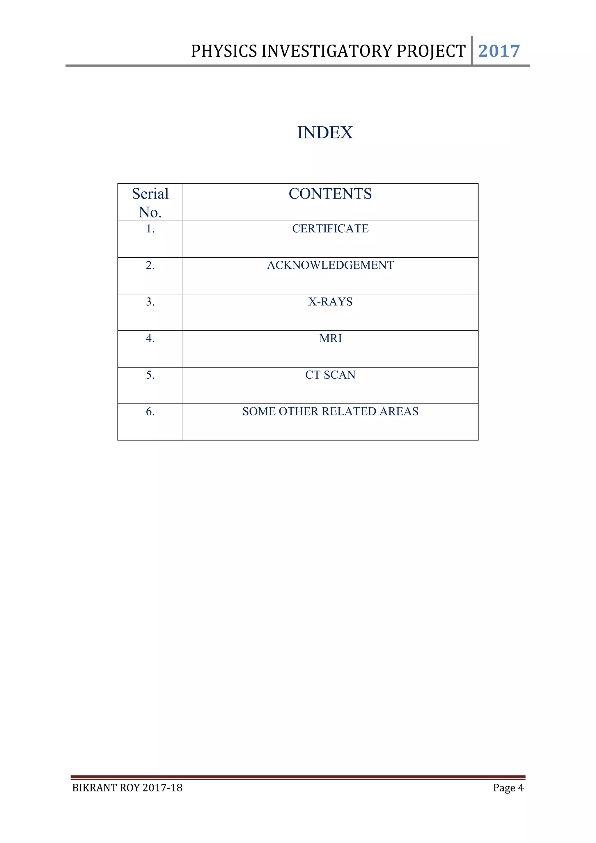 Physics Investigatory Project Class 11 & 12 | PDF