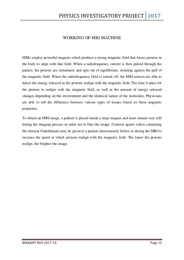 Investigatory project class 11 physics - lchor