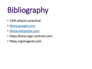 physics investigatory project | PDF