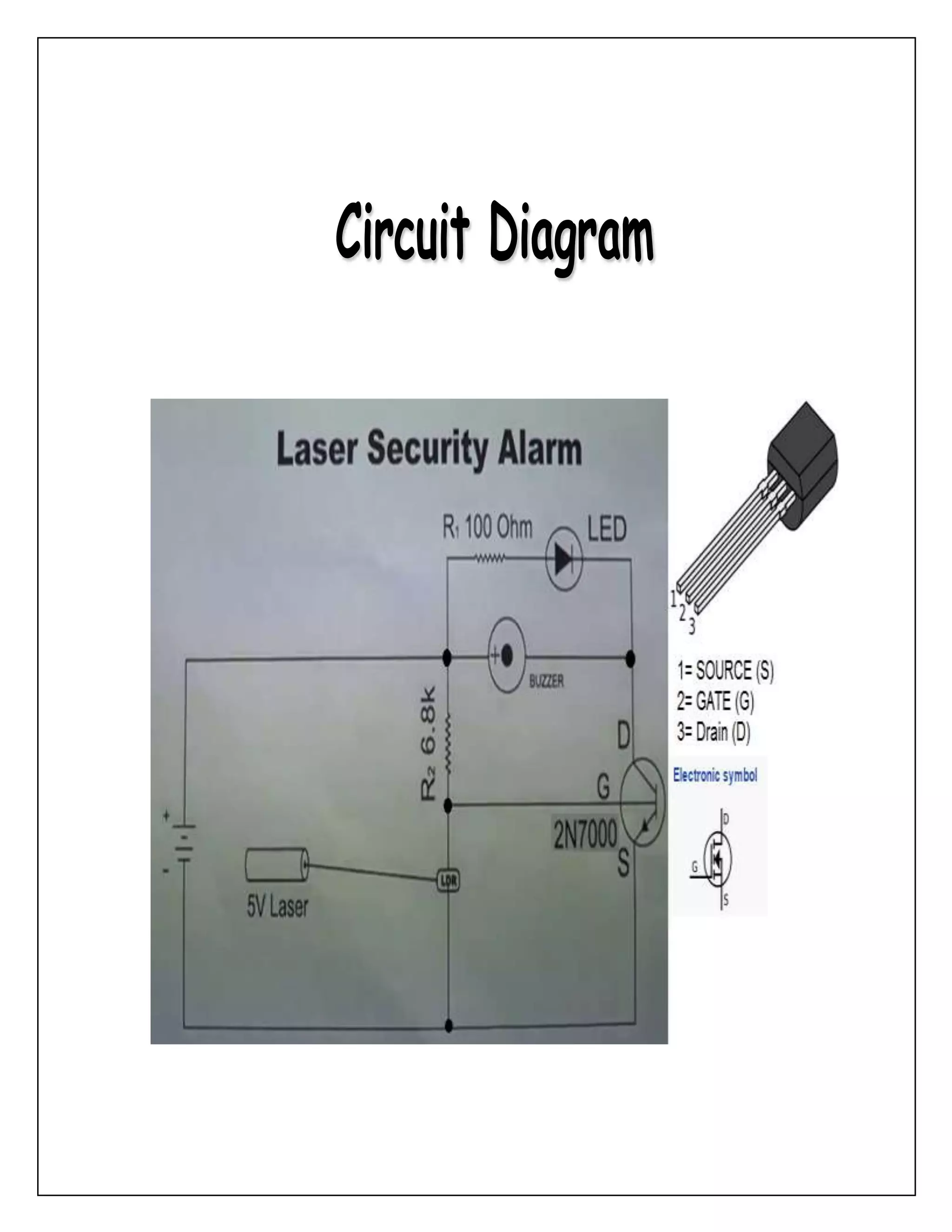 laser security alarm (Physics investigatory project 12) | DOCX