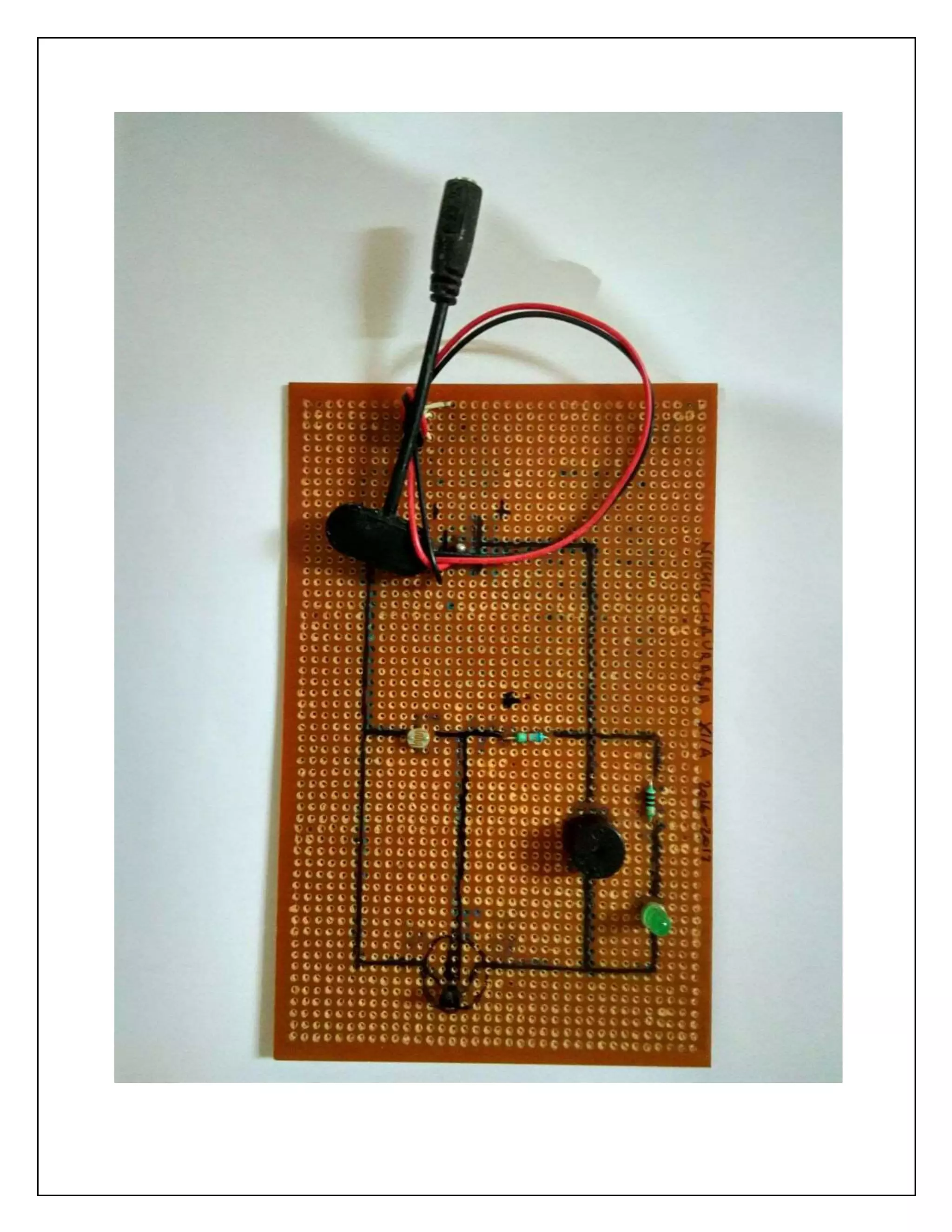 laser security alarm (Physics investigatory project 12) | DOCX