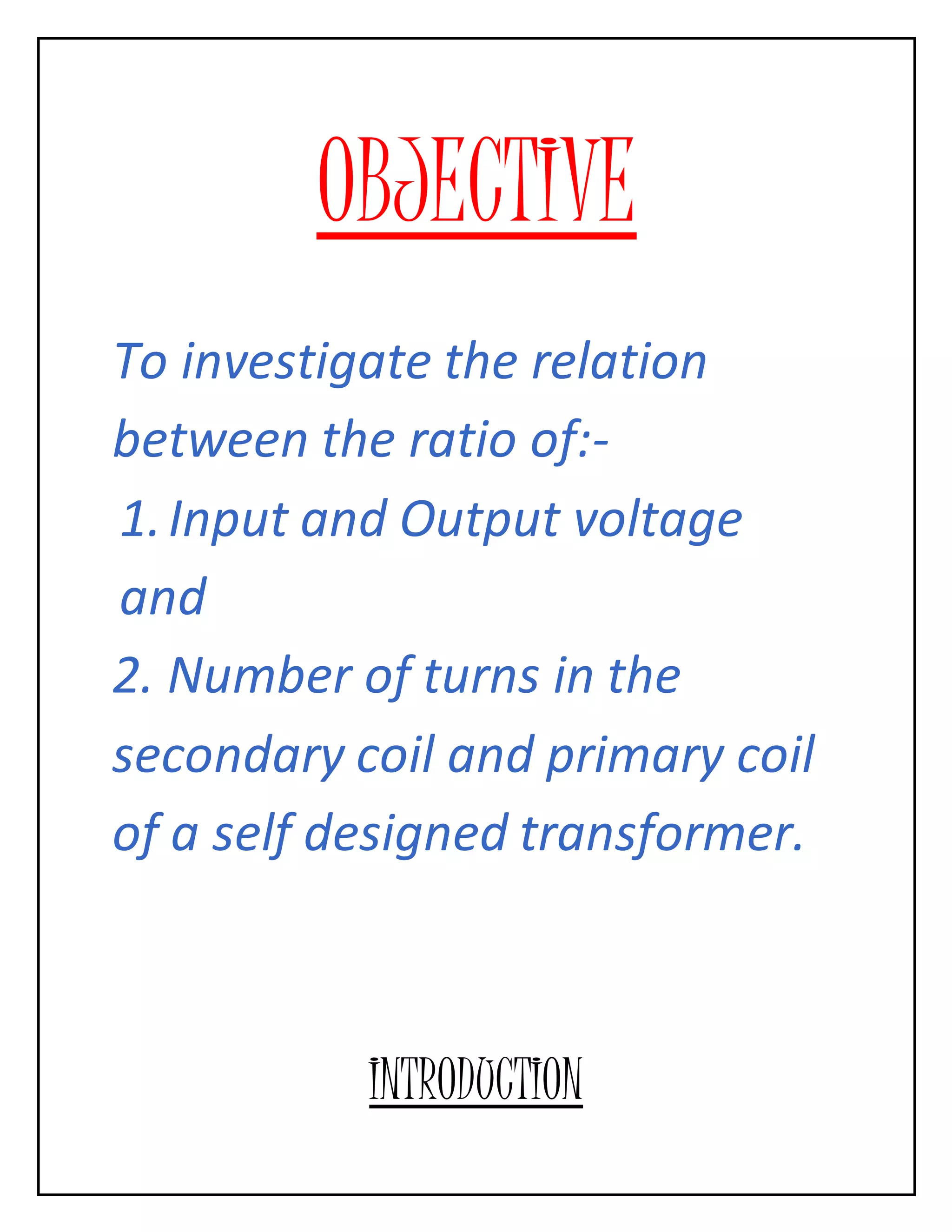 Physics investigatory project by pinaki bandyopadhyay | DOCX