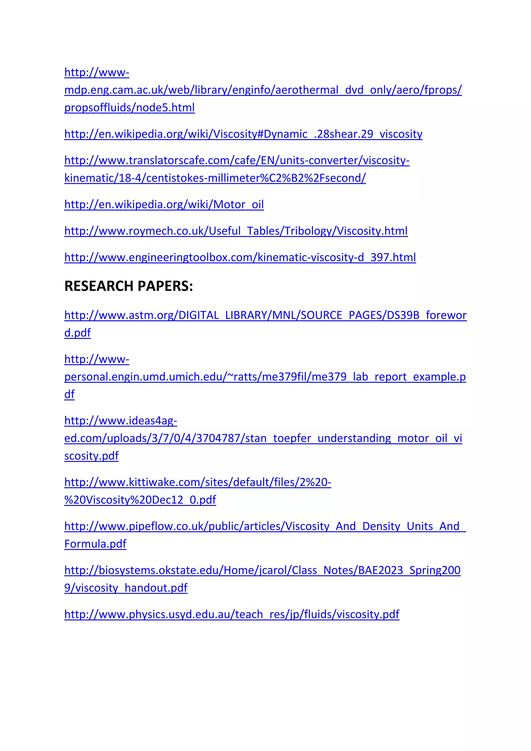 Physics Investigatory Project on Fluid Mechanics | PDF