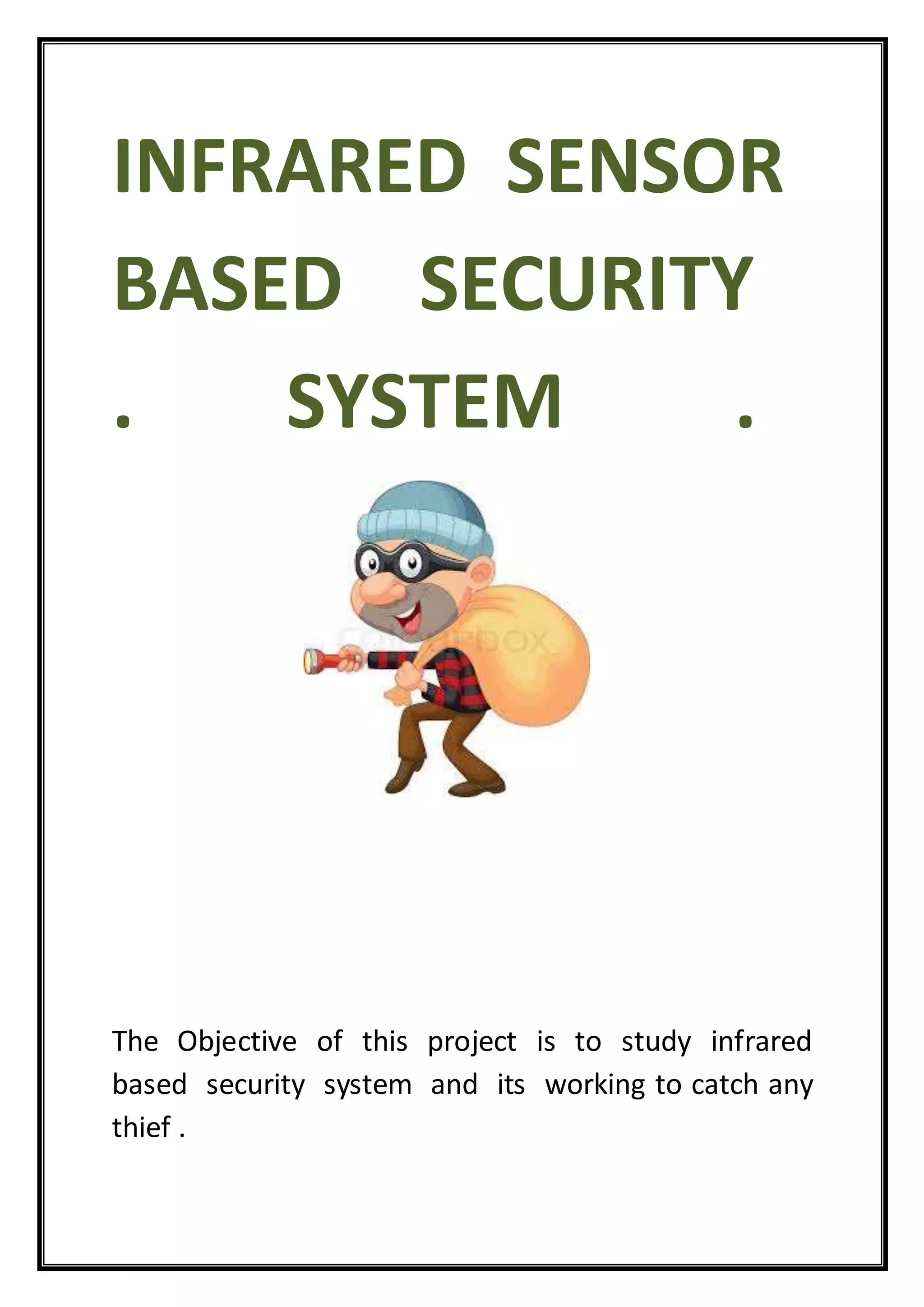 Physics investigatory project on ir based security system | DOCX