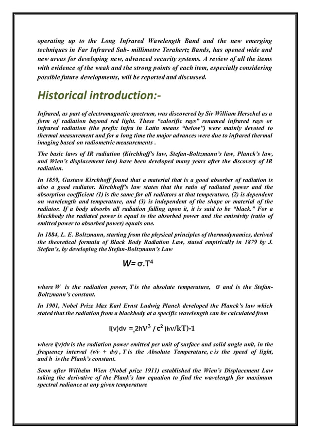 Physics investigatory project on ir based security system | DOCX