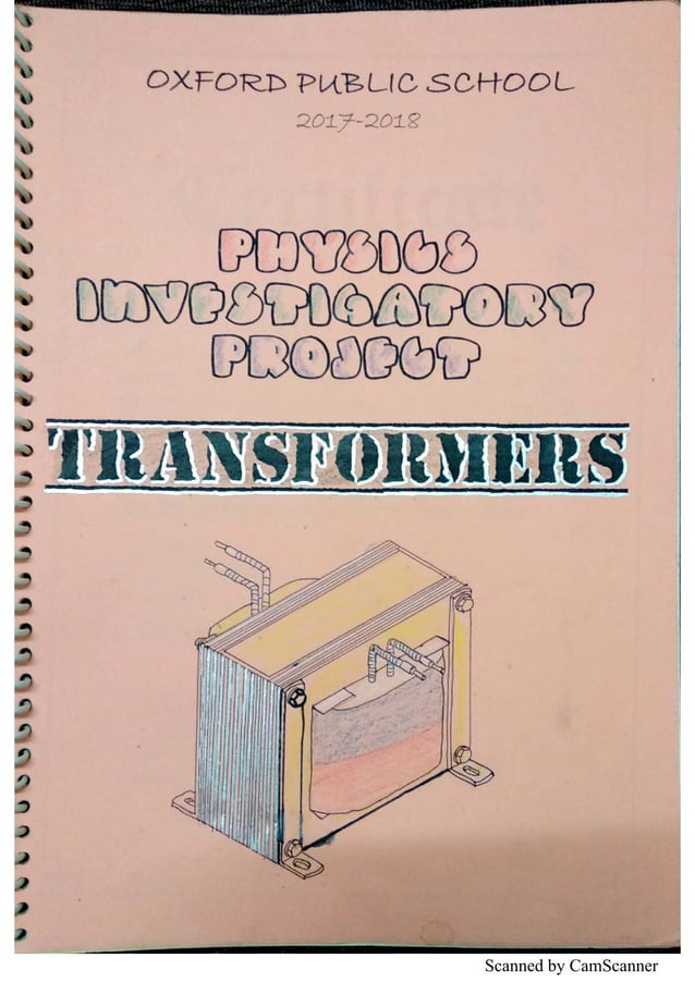 Physics investigatory project Transformers class 12 - Saksham | PDF