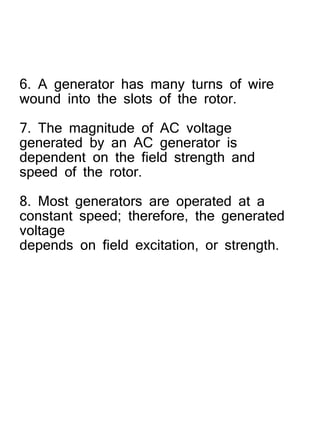 Ac generator and how to Enhance their efficiency | PPTX