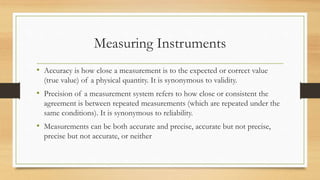 Physical Quantities and Measurements | PPTX
